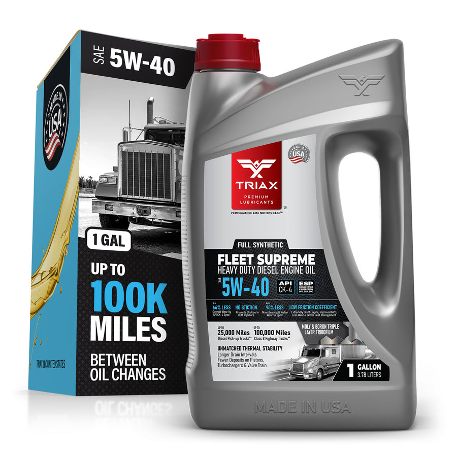 Engine Oils, Transmission Fluids, and Specialty Fluids – TRIAX Lubricants