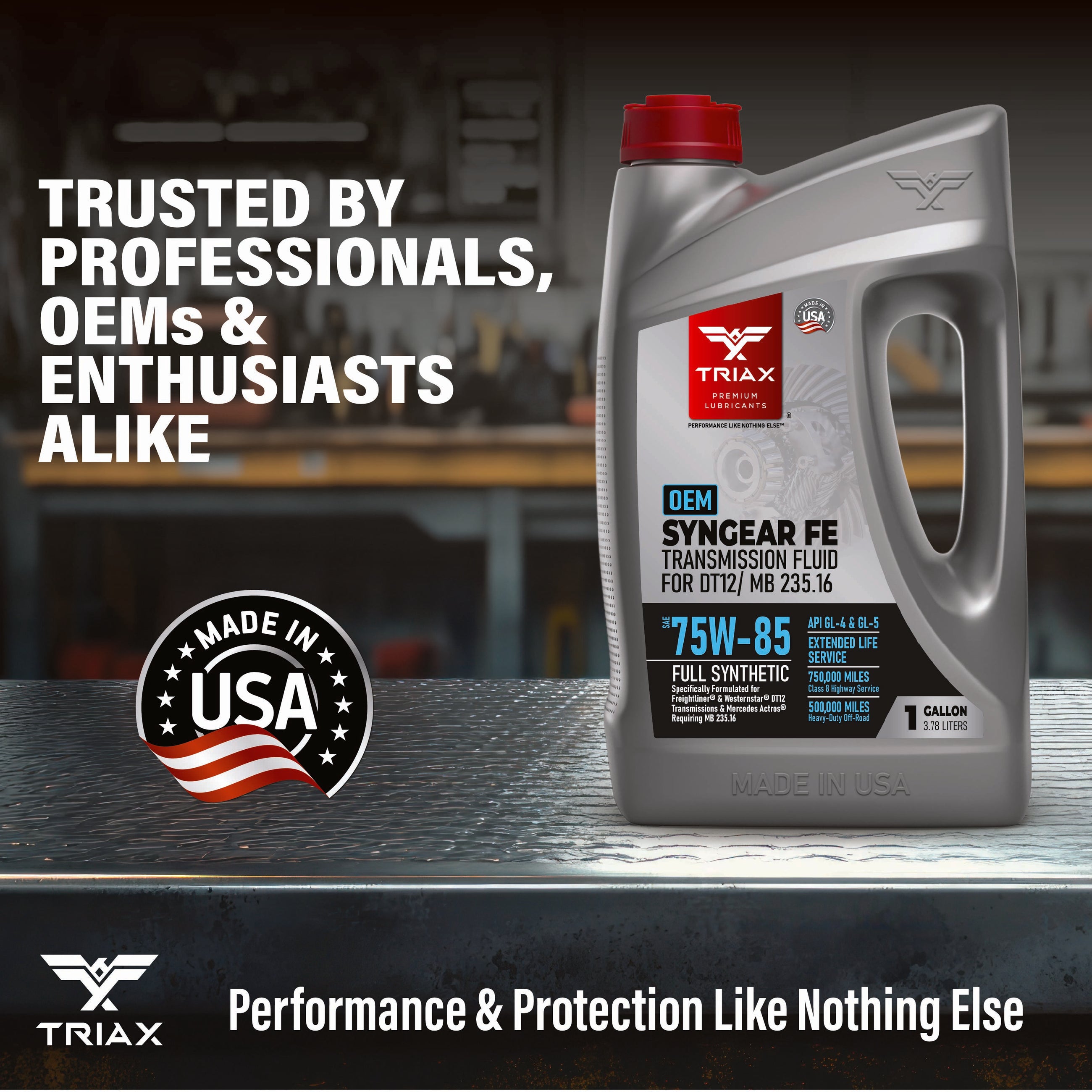 TRIAX SynGear FE 75W-85 | DT12 & MB 235.16 – TRIAX Lubricants