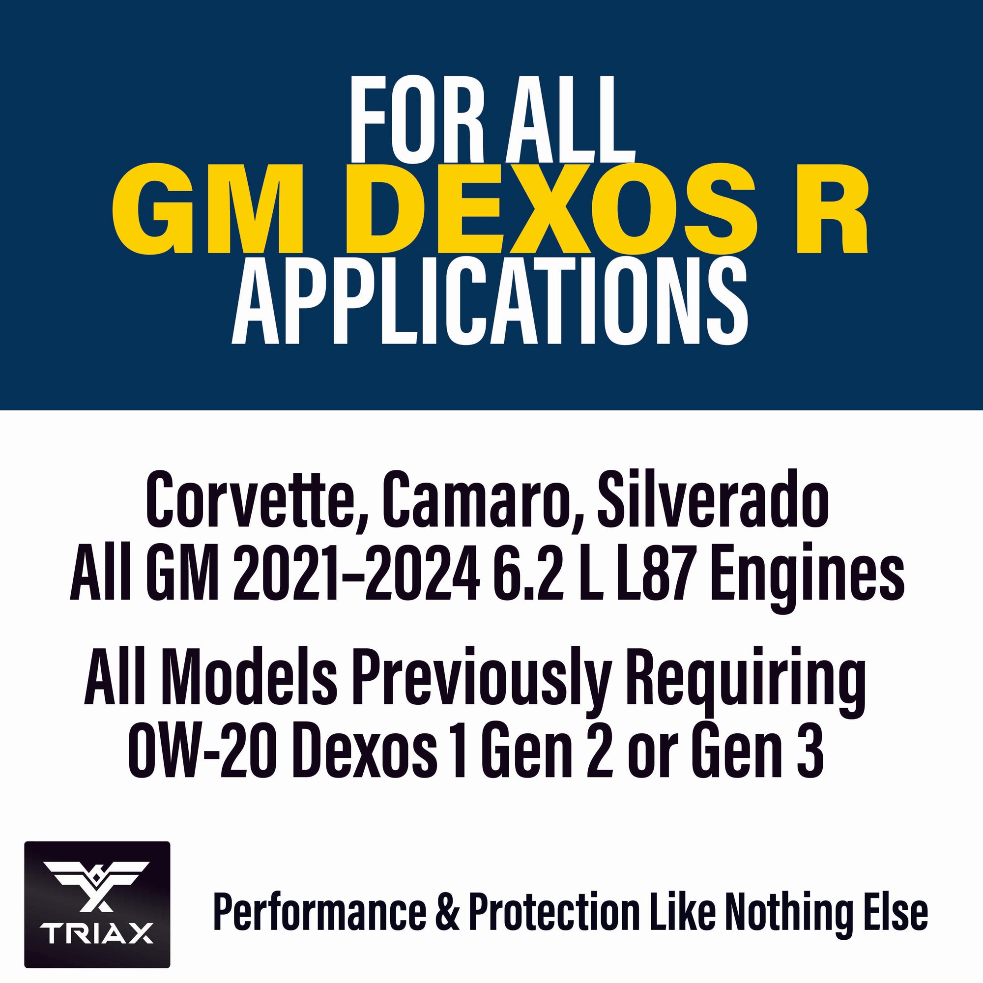 TRIAX Synergy DXR 0W-40 (Dexos R) – TRIAX Lubricants