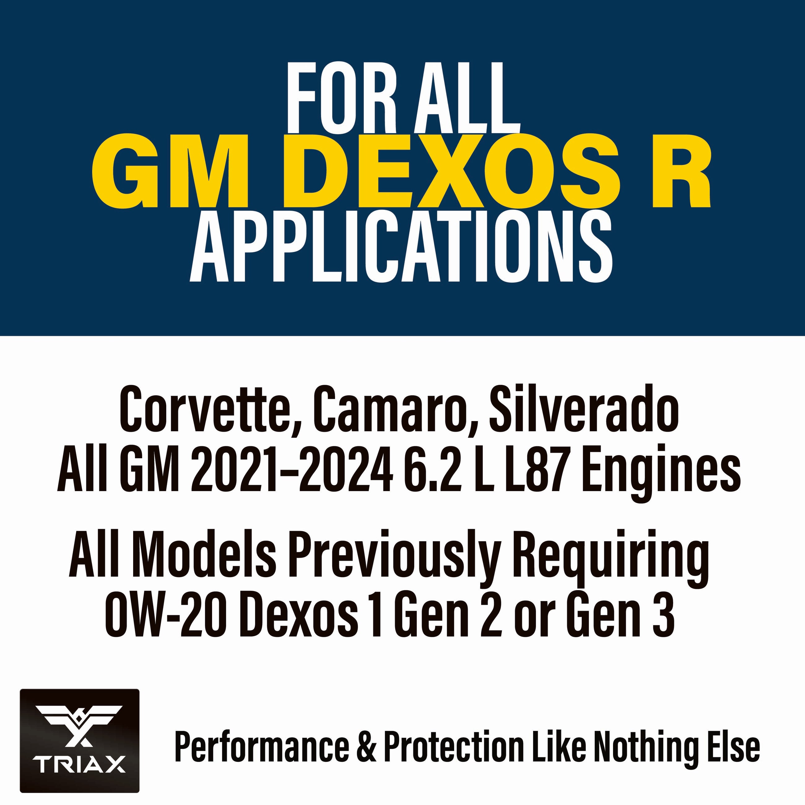 TRIAX Synergy DXR 0W-40 (Dexos R) – TRIAX Lubricants