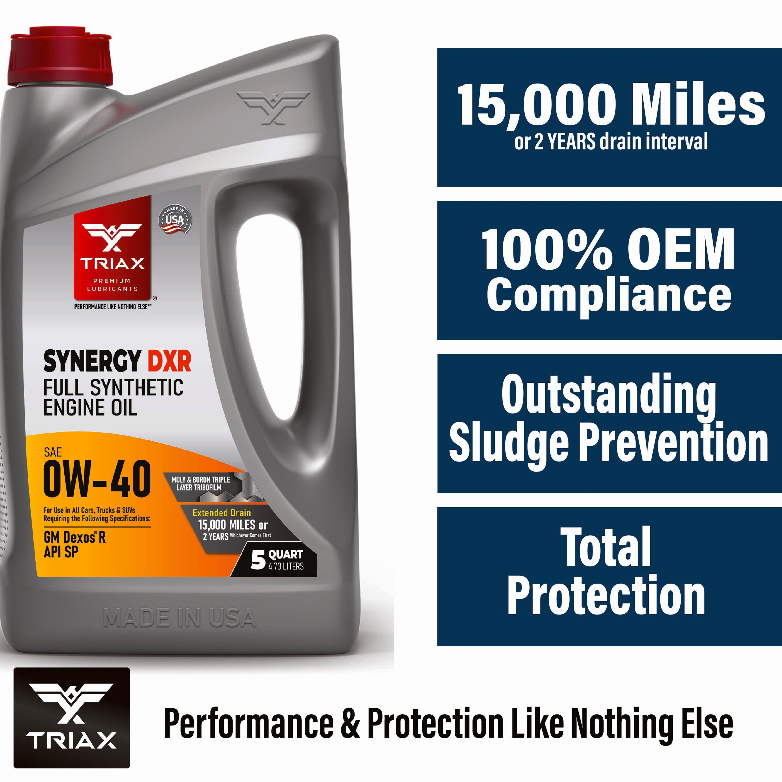 TRIAX Synergy DXR 0W-40 (Dexos R) – TRIAX Lubricants