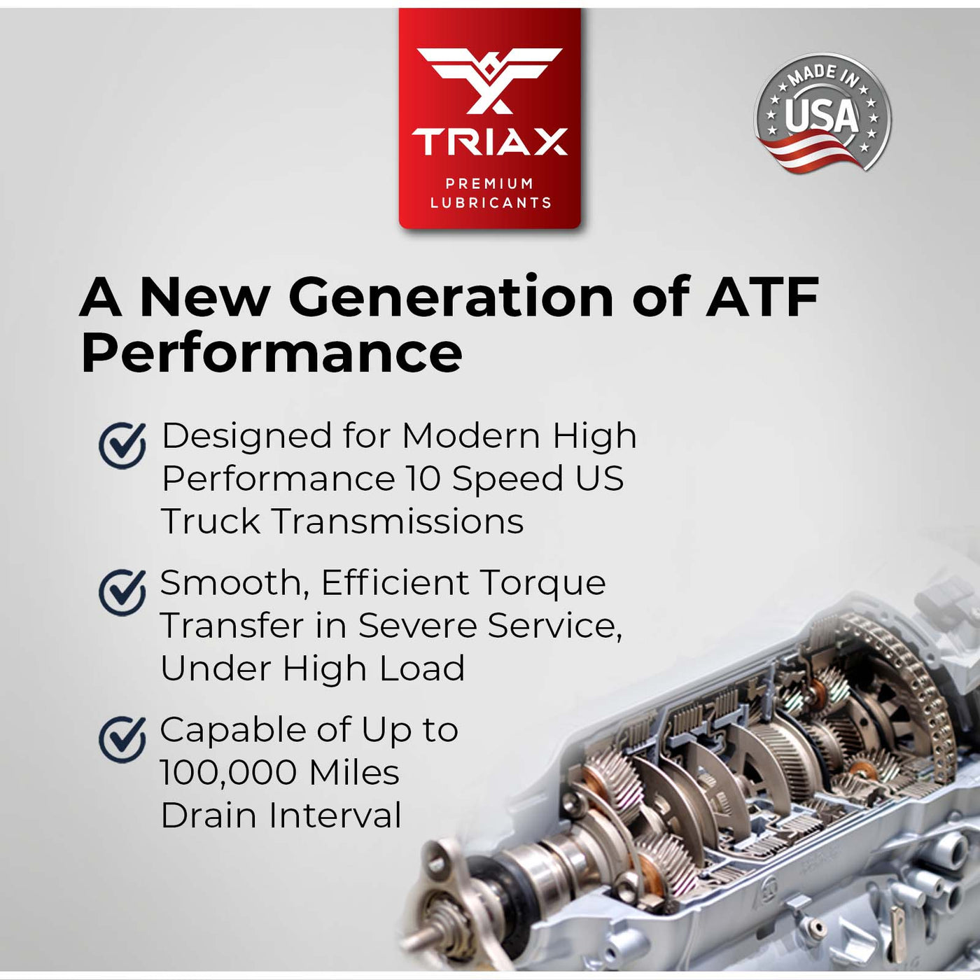 TRIAX ULV ATF Full Synthetic – TRIAX Lubricants