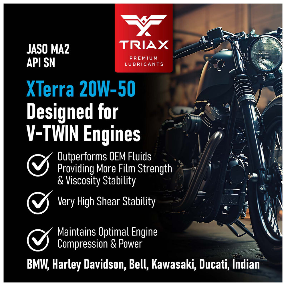 TRIAX XTerra 4T 20W-50 – TRIAX Lubricants