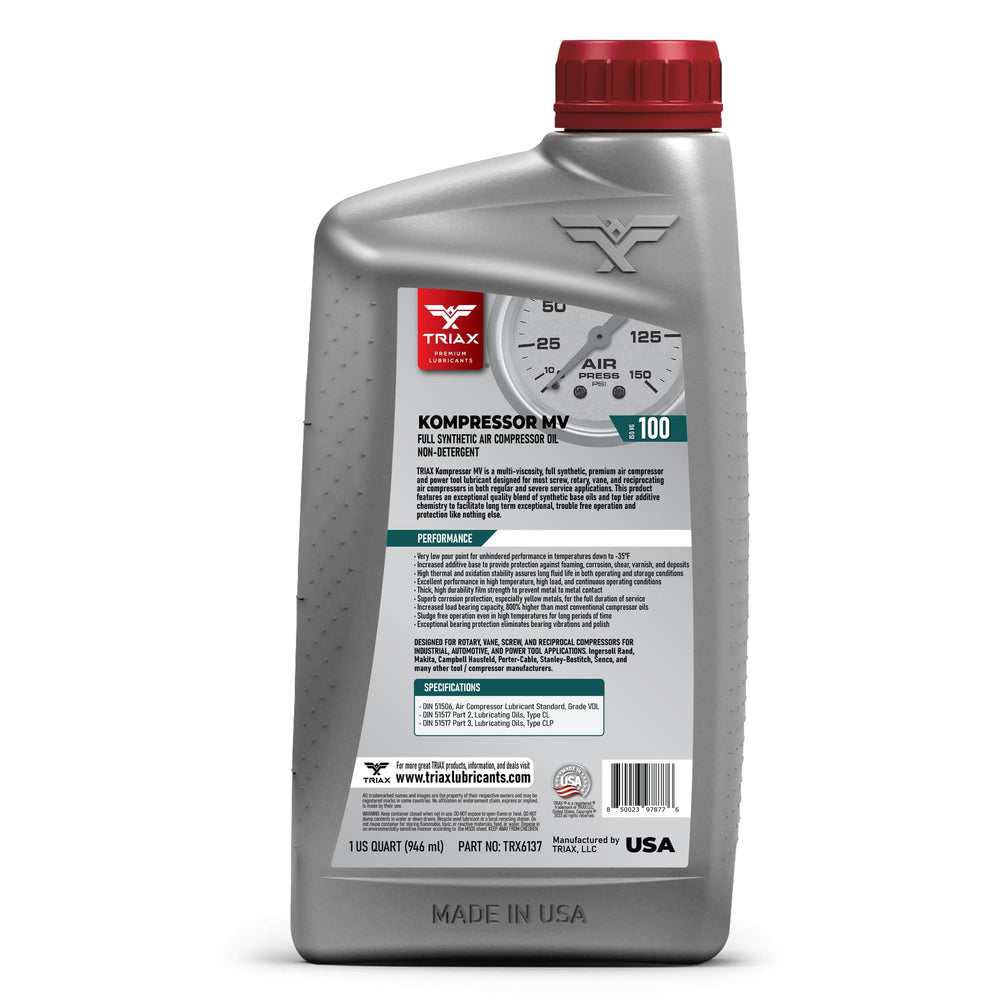 TRIAX Kompressor MV 100 (SAE 30) – TRIAX Lubricants