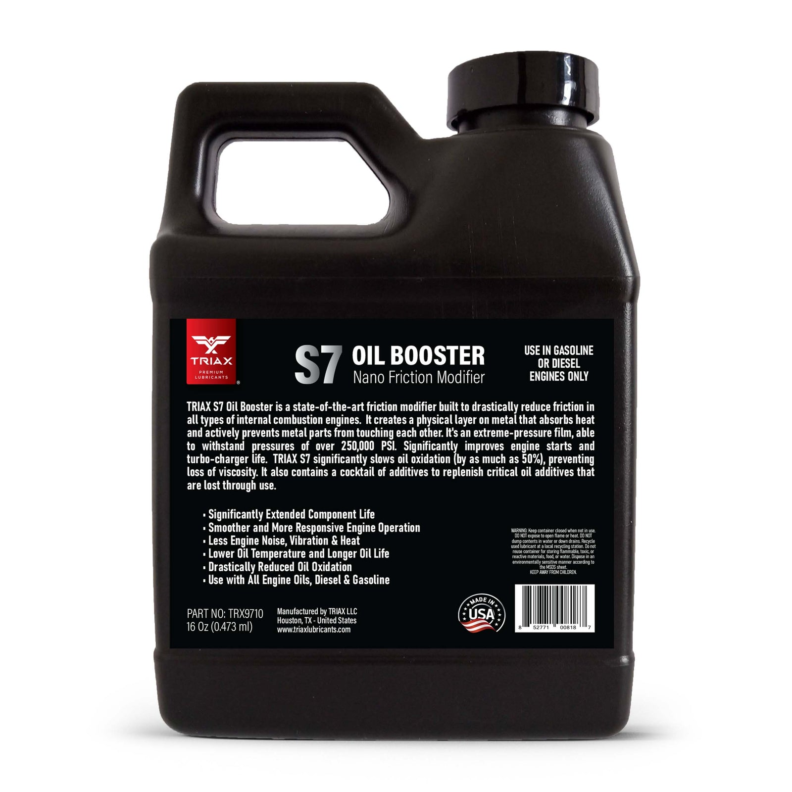 TRIAX S7 Max Oil Booster – TRIAX Lubricants