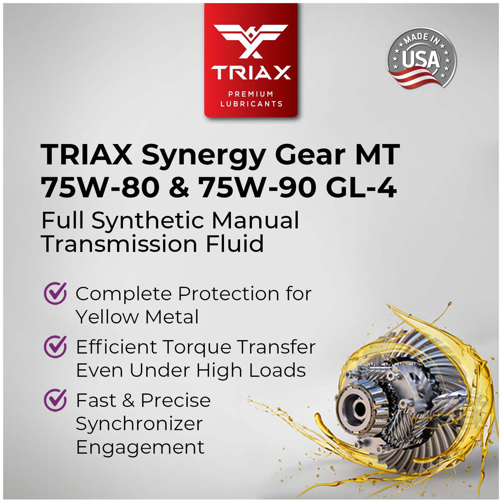 TRIAX Synergy Gear MT 75W-90 GL-4 – TRIAX Lubricants